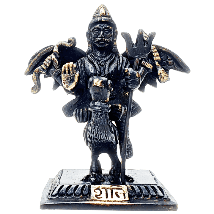 Brass Shani Idol in Antique Finish - Buy Indian Handicrafts Online I ...