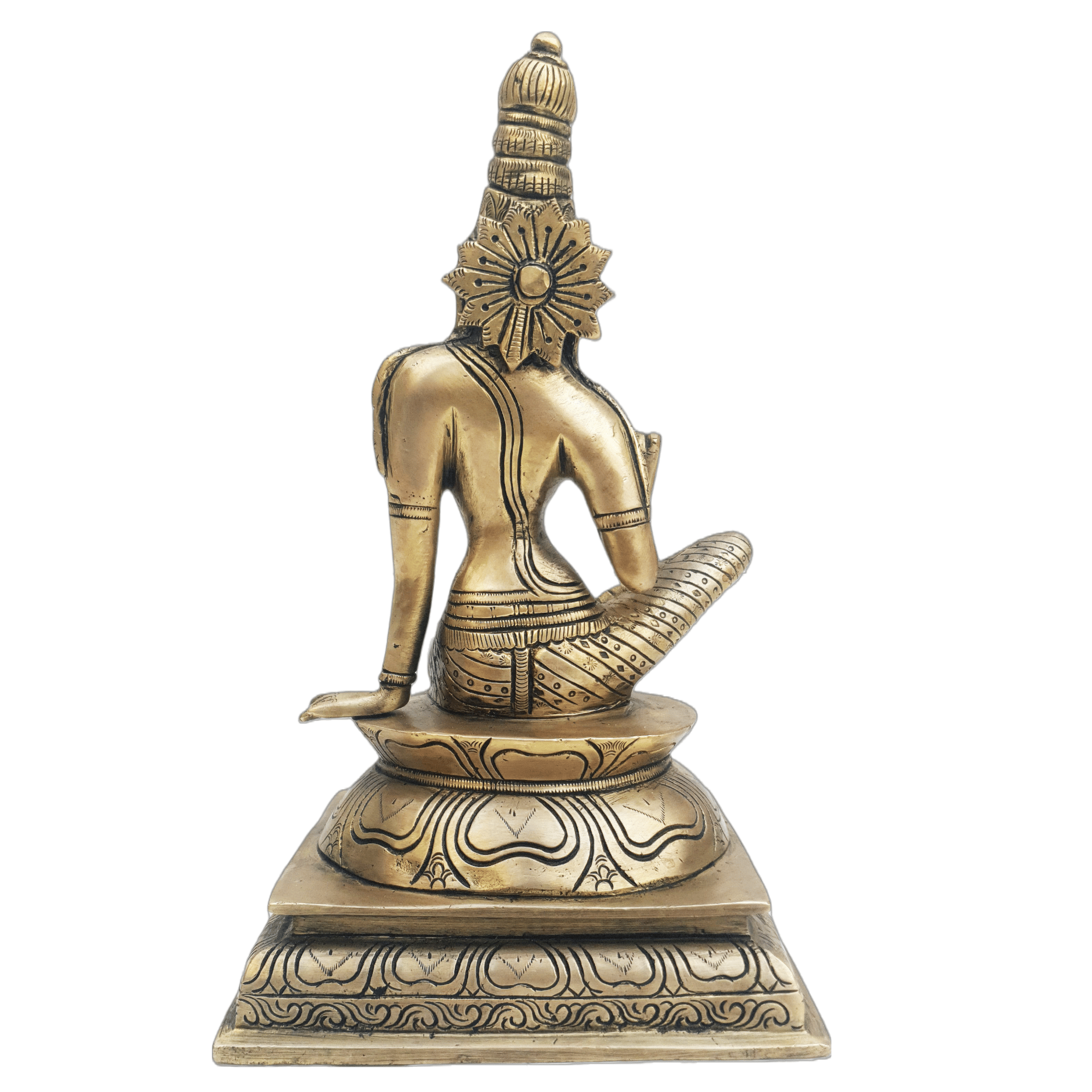 MohanJodero Brass Parvati Statue - Buy Indian Handicrafts Online I ...