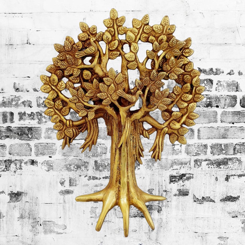 Brass Kalpavriksha Tree/Tree of Life Wall hanging - Buy Indian ...