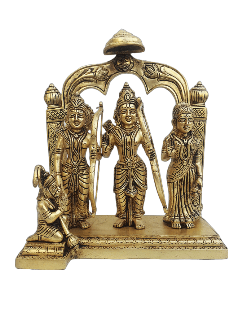 Brass Ram Darbar Idol, Murti, statue - Buy Indian Handicrafts Online I ...