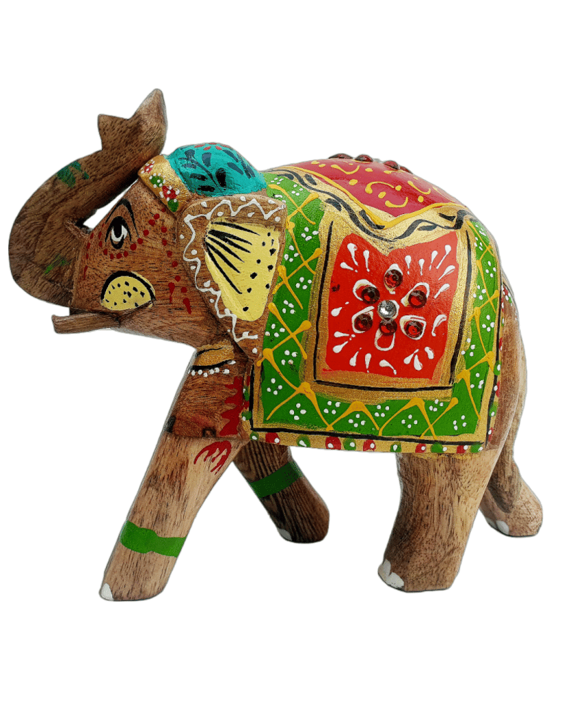 Rajasthan Handicraft Wooden Elephant Showpiece - Buy Indian Handicrafts ...