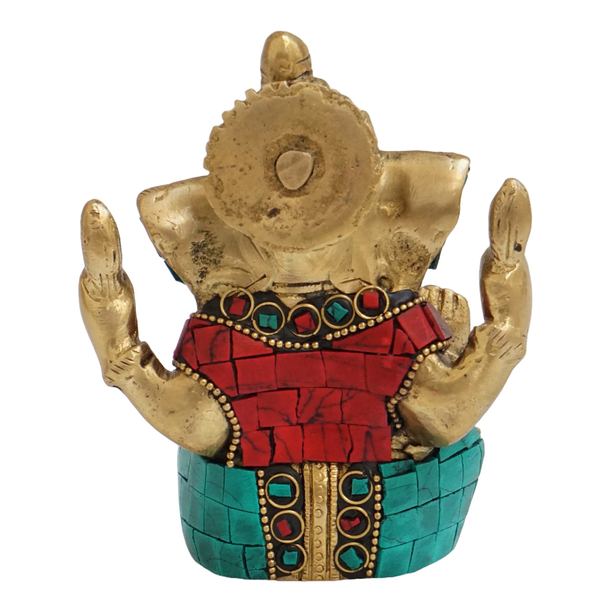 Brass Lord Ganesha Idol for Home and Office Decor - Buy Indian ...
